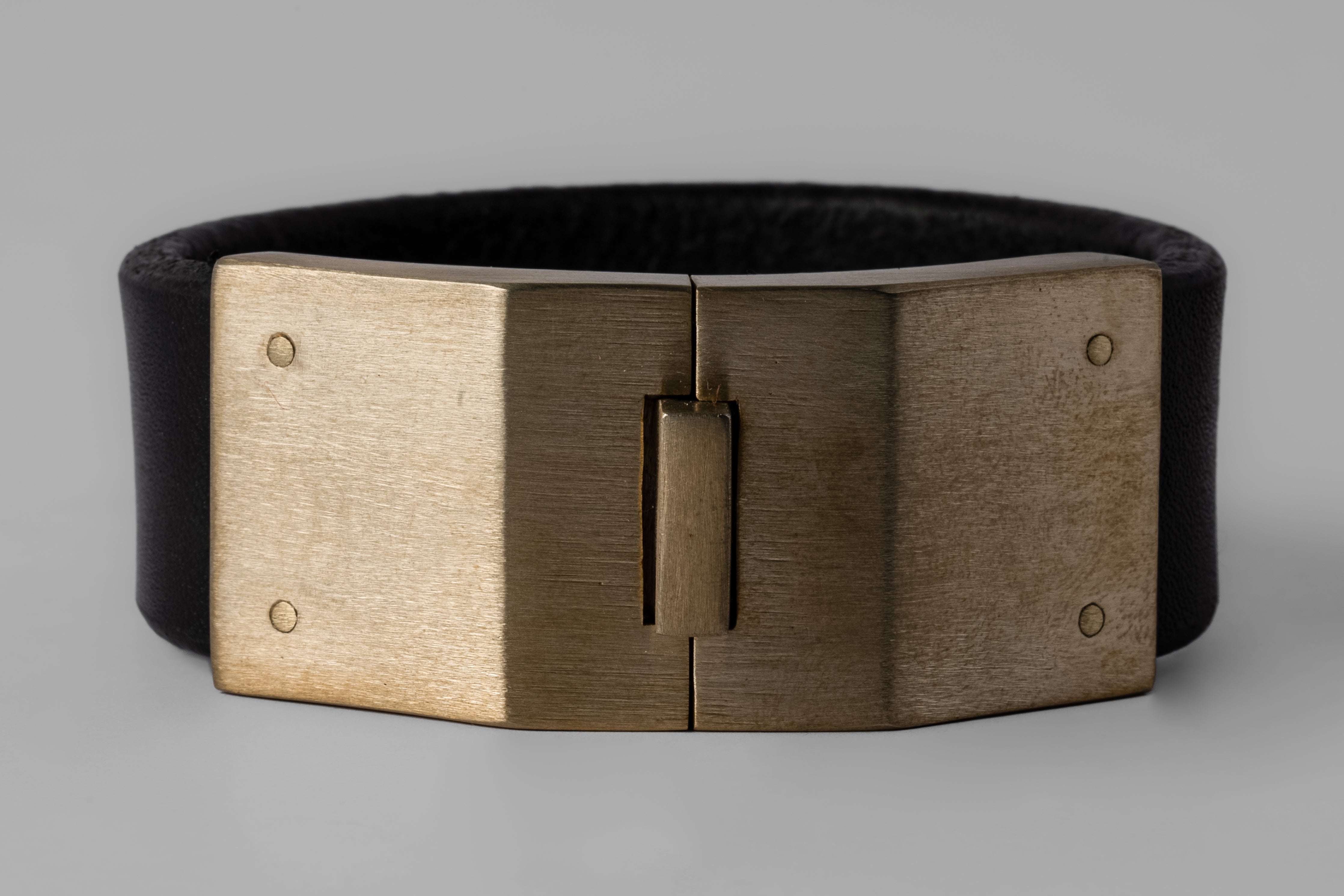Box Lock Bracelet (Facet, Narrow, BLK+MR) – Parts of Four