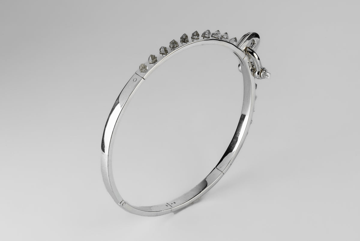 Neck Cuff (Tiny Herkimer Spikes, 9mm, PA+HER) – Parts of Four